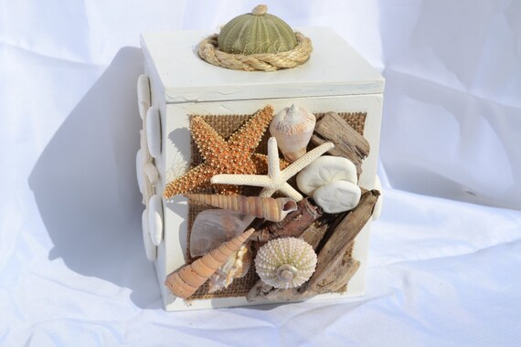 Beach Decor OAK Trinket/memory Box | Etsy