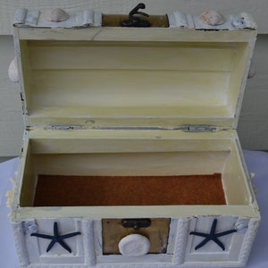 Oak Shabby Chic Beach Themed Memory Box, Vows Box, Wedding Card Box - Etsy