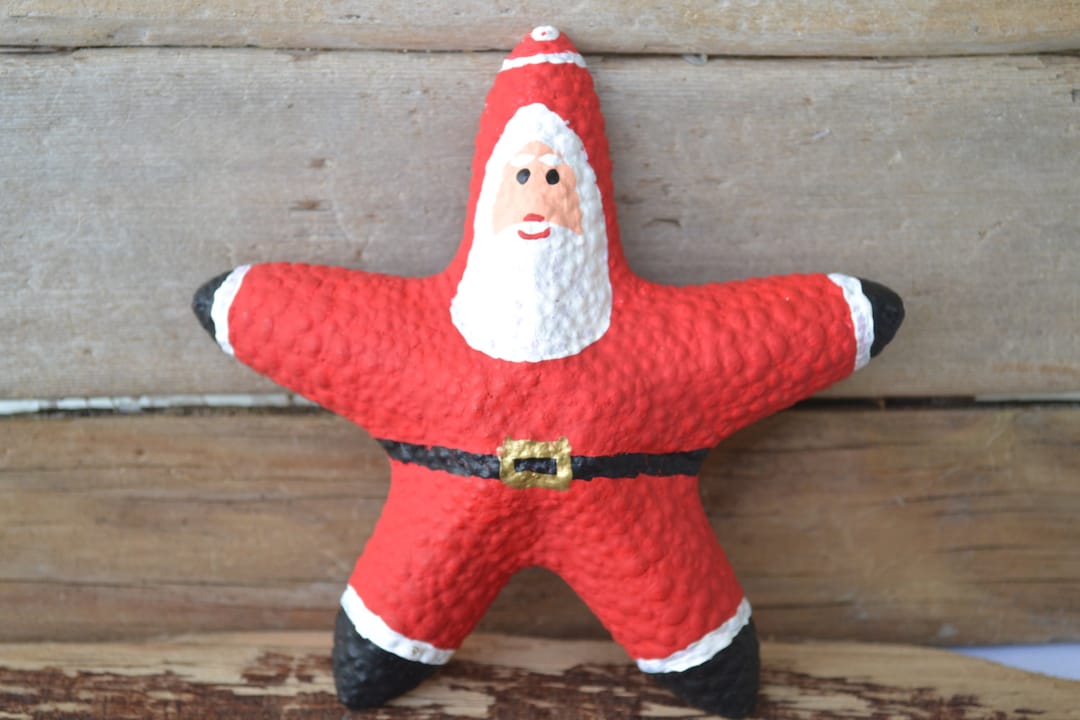 Hand Painted Santa Starfish (4-5") | 1 Piece - Etsy