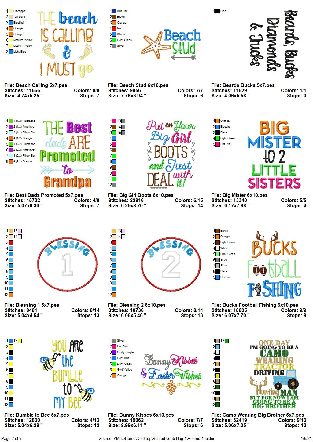 100 Retired Embroidery Designs Included appliques for 5x7 | Etsy