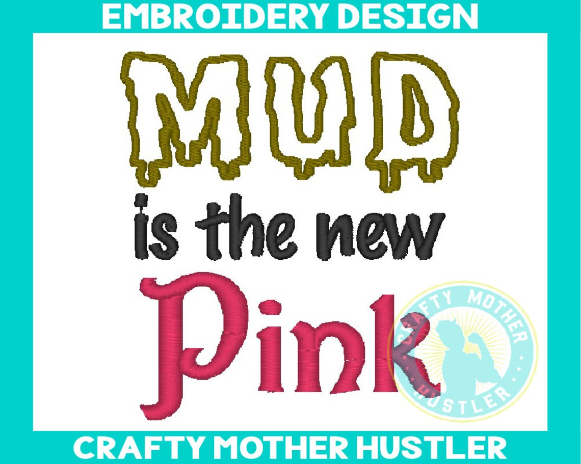 Muddin' Country Saying Embroidery Design Bundle Mudding | Etsy