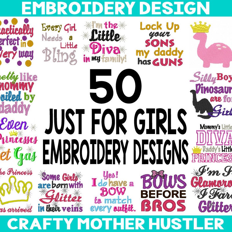 Embroidery Girl - Etsy