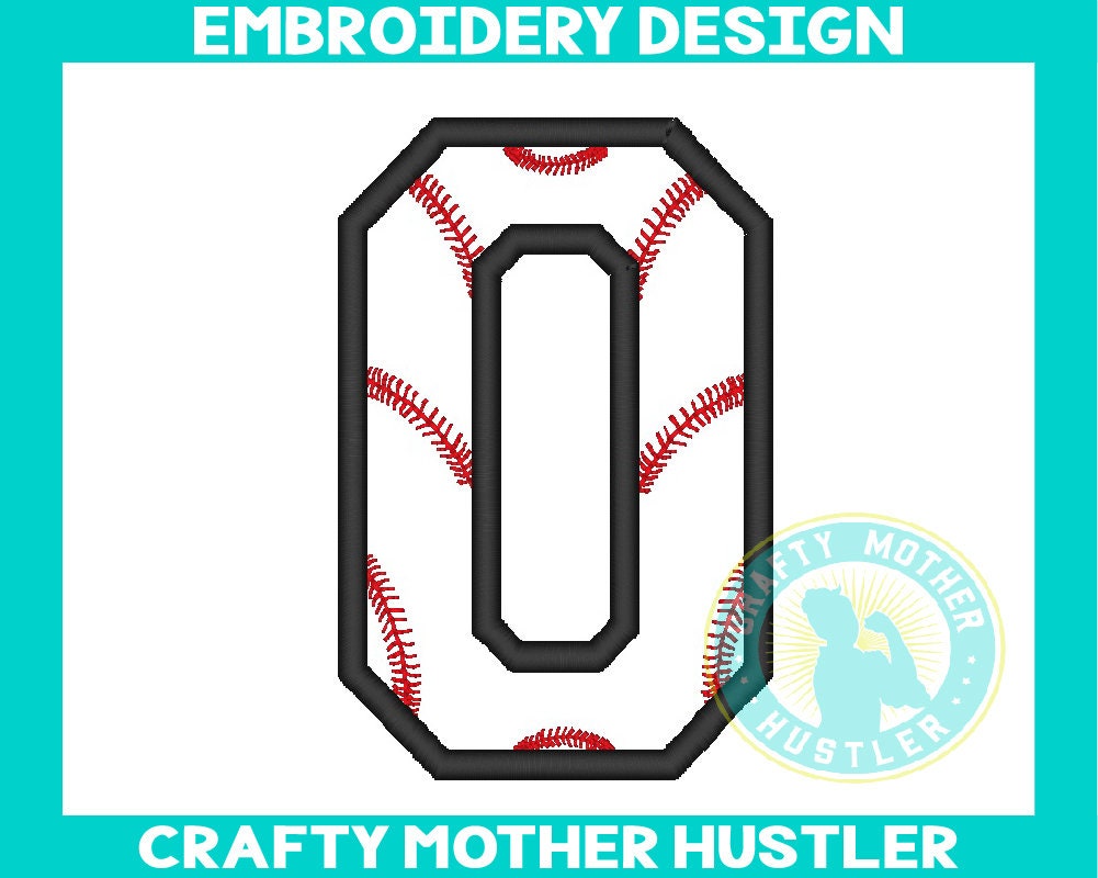Baseball Numbers Applique Embroidery Design Bundle 2 Bonus - Etsy