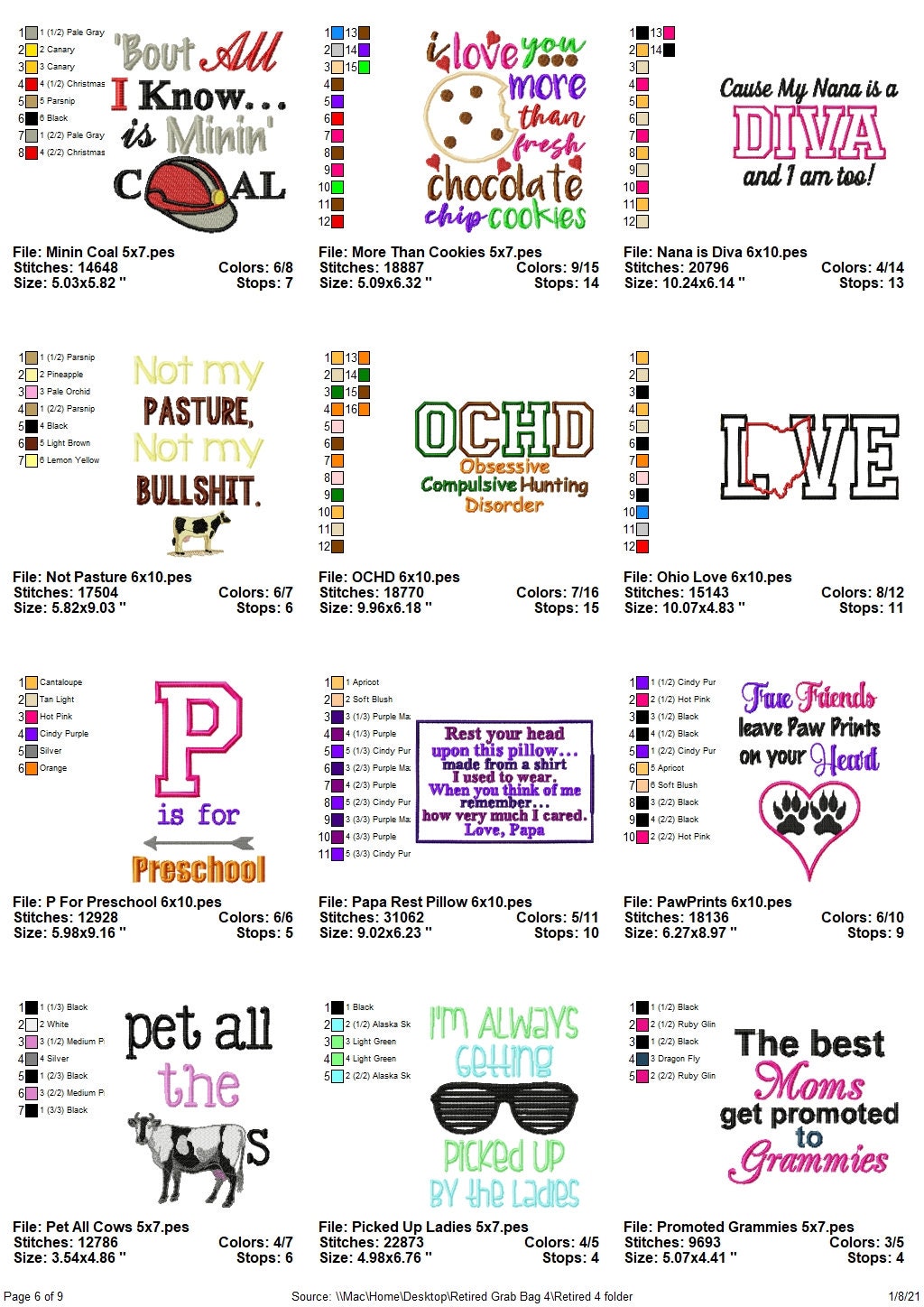 100 Retired Embroidery Designs Included appliques for 5x7 | Etsy