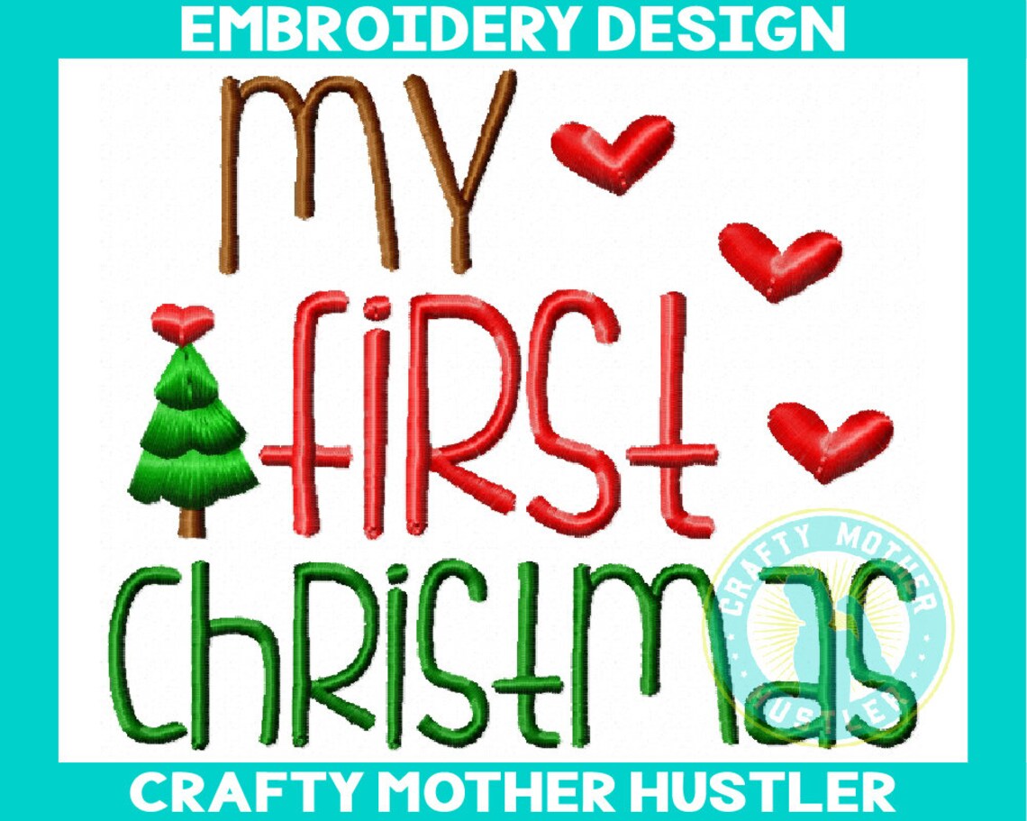 Embroidery Design Bundle My First Holidays Baby 1st Holidays | Etsy