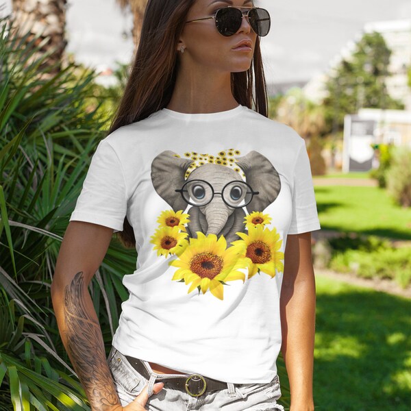 Sunflower & Elephant - Etsy