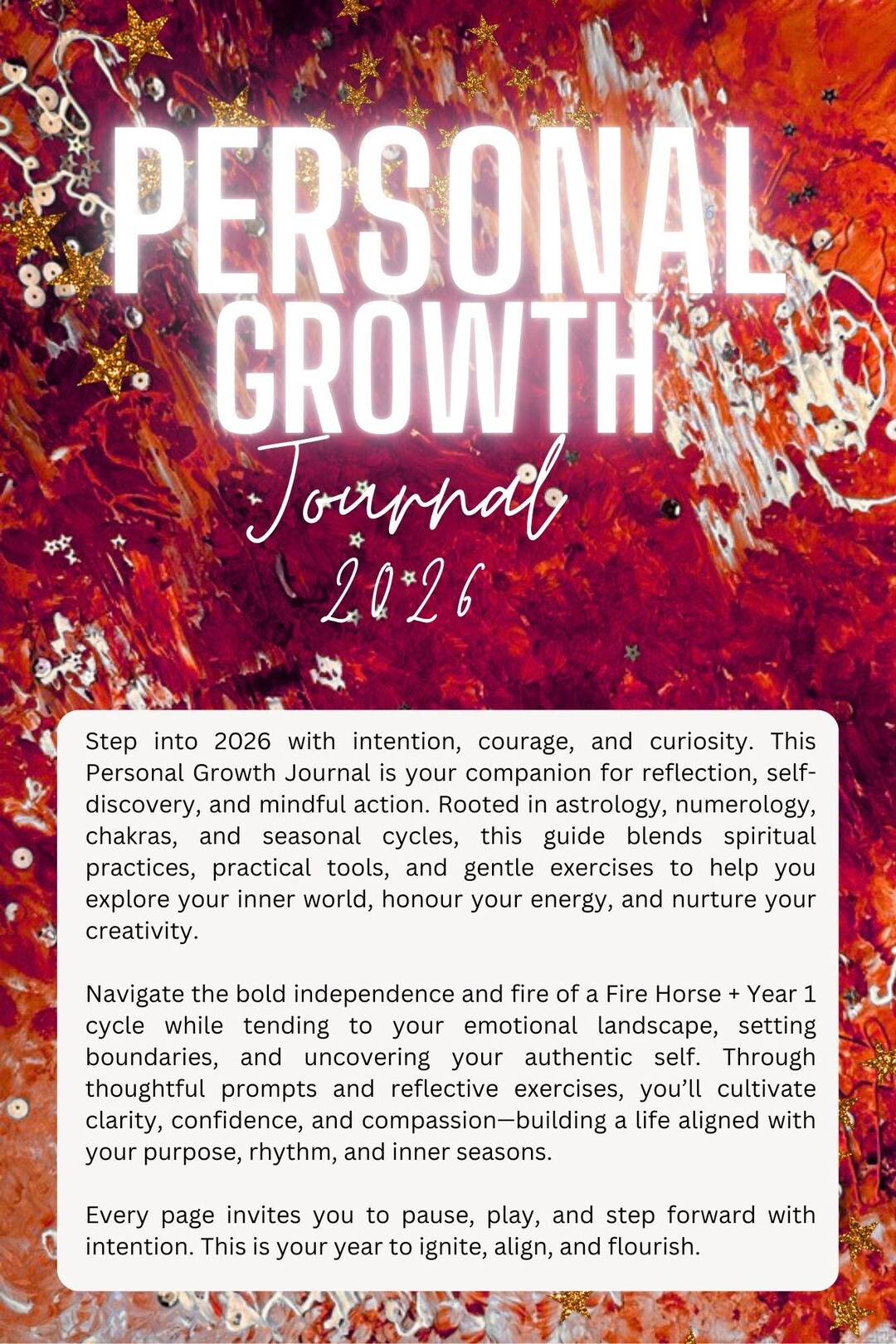 2026 Personal Growth Journal: Guided Self-reflection (printable PDF) - Etsy