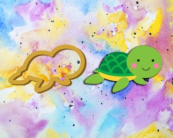 Turtle cookie cutter | Etsy