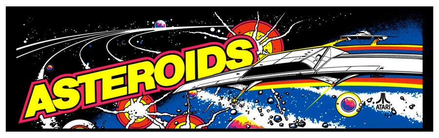 Astroids Arcade Marquee Print - Etsy