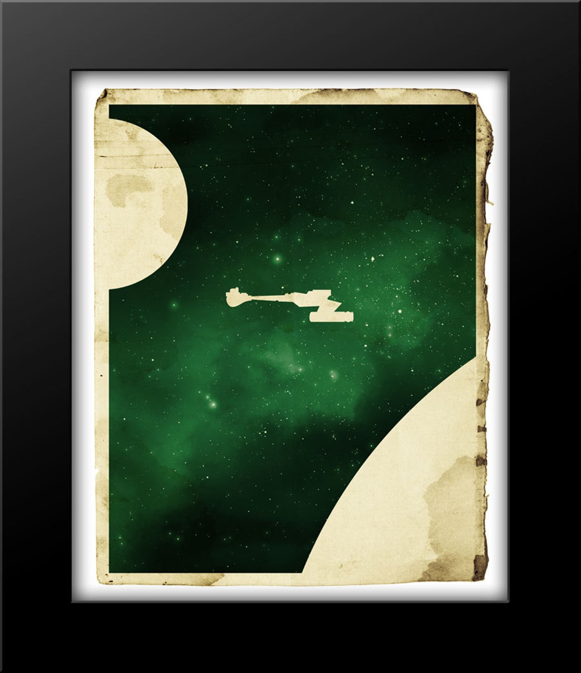 06-ST Star Trek Klingon D7 Battlecruiser Profile Poster Print - Etsy