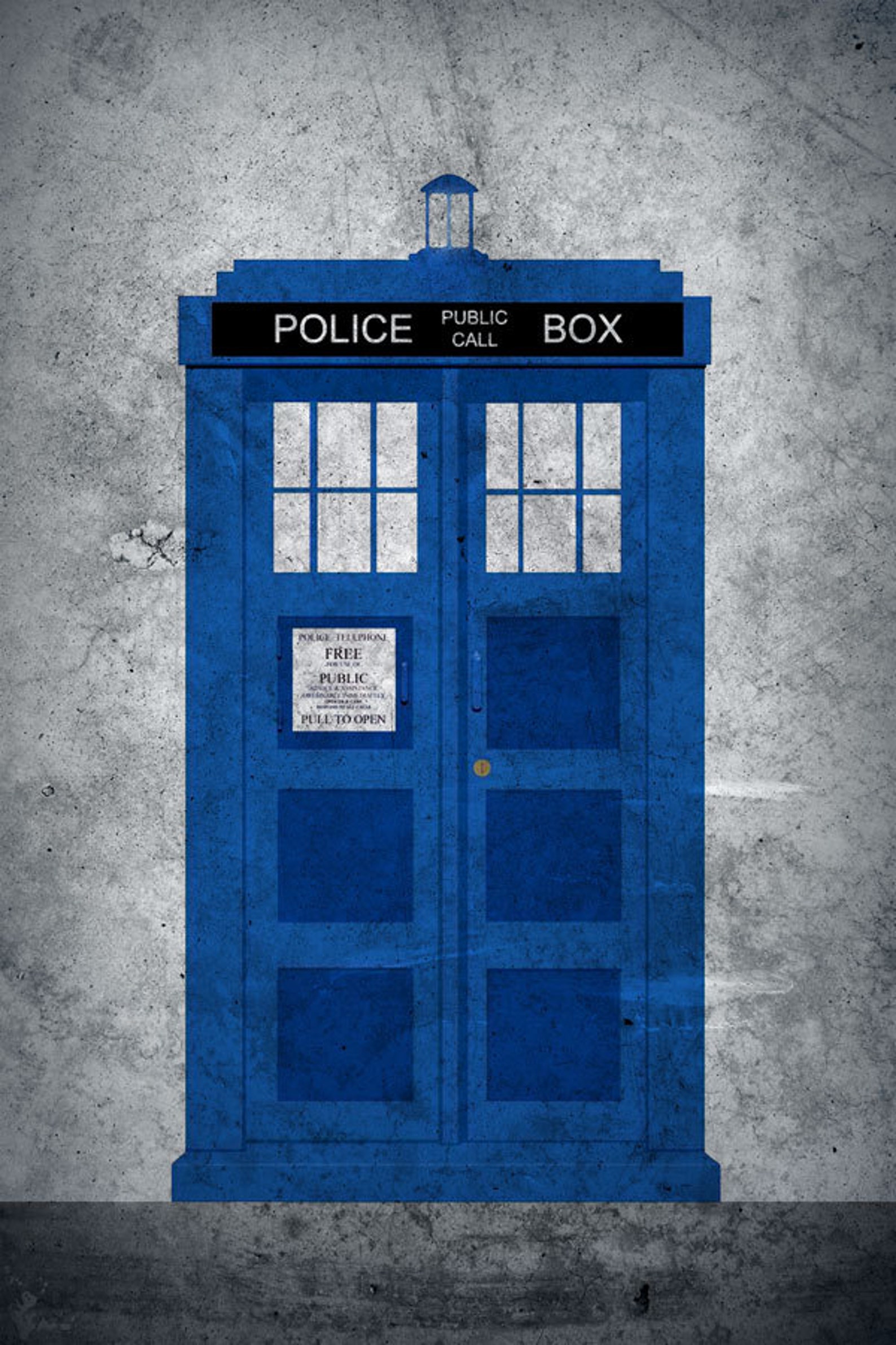 02-DRW Dr Who Tardis Minimalist Poster Print - Etsy