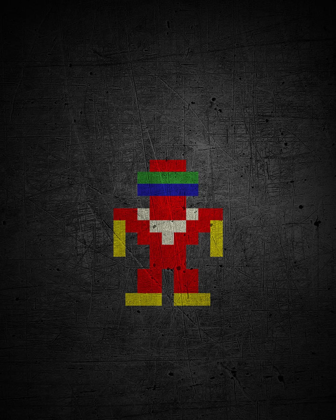 Robotron Arcade Character Minimalist Poster Print - Etsy