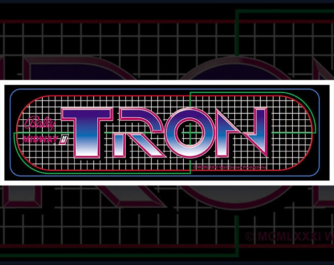 Tron Retro Arcade Marquee Print - Etsy