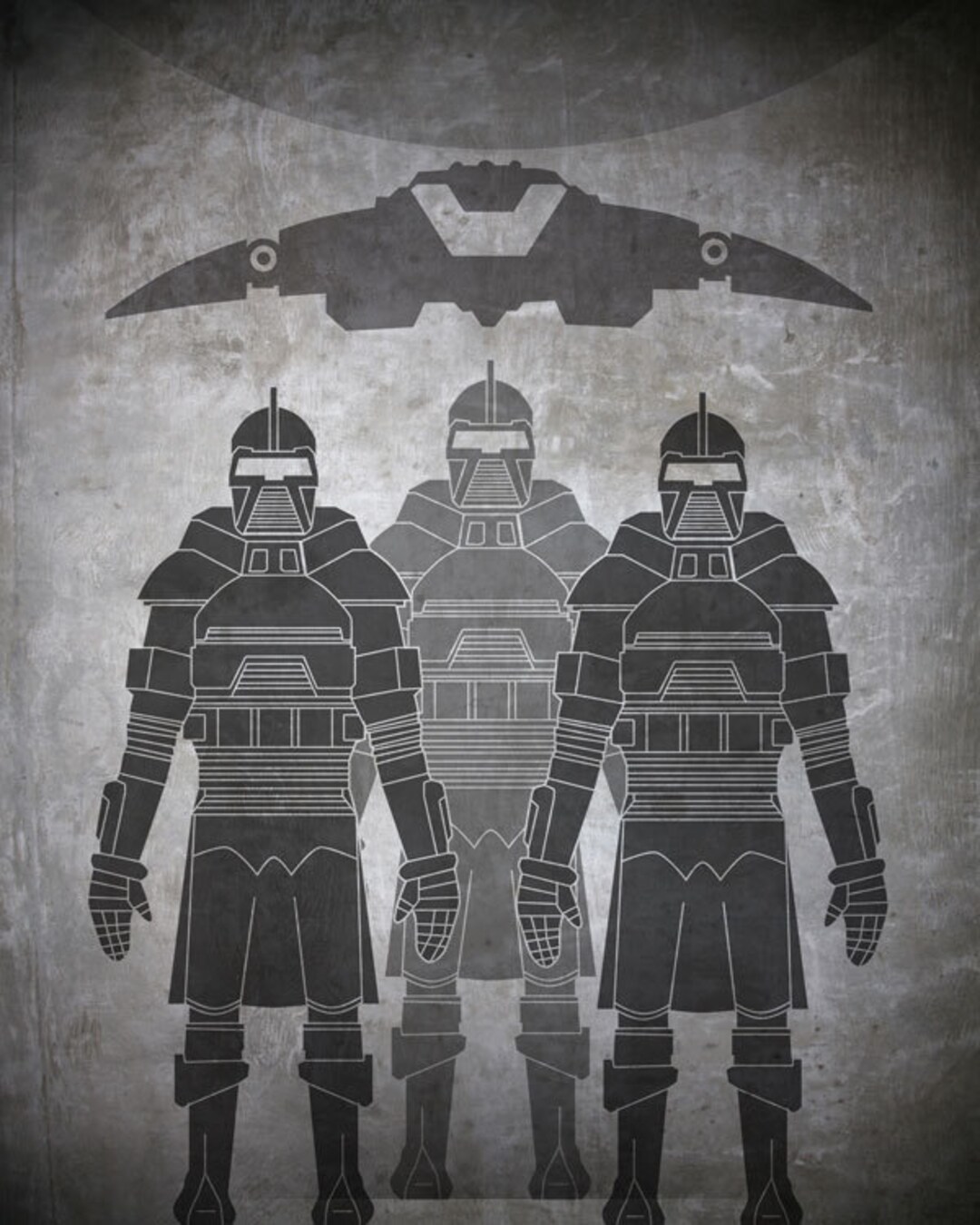 Cylon Pilots Battlestar Galactica Print - Etsy