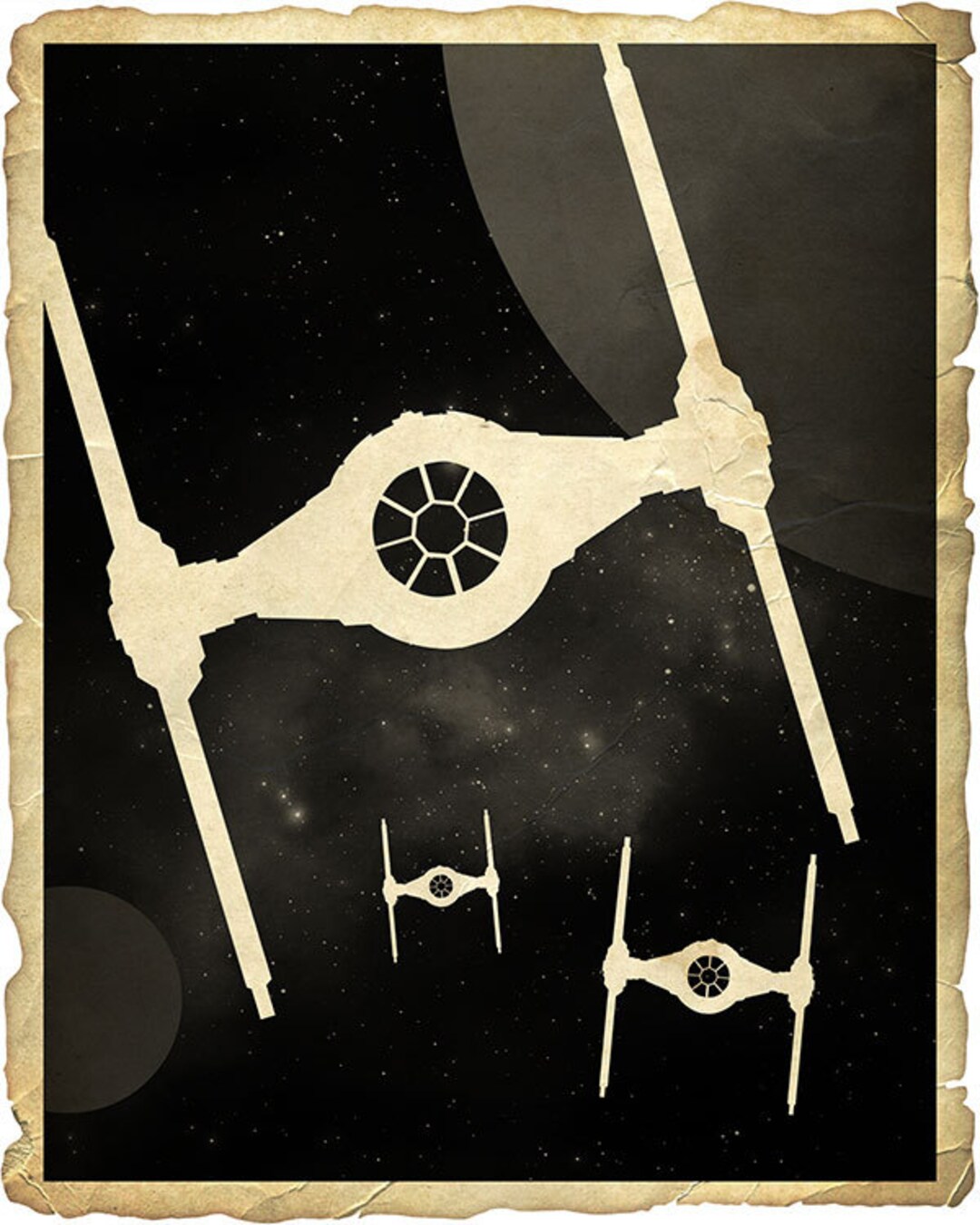 03-SW Star Wars Tie Fighters Poster Print - Etsy
