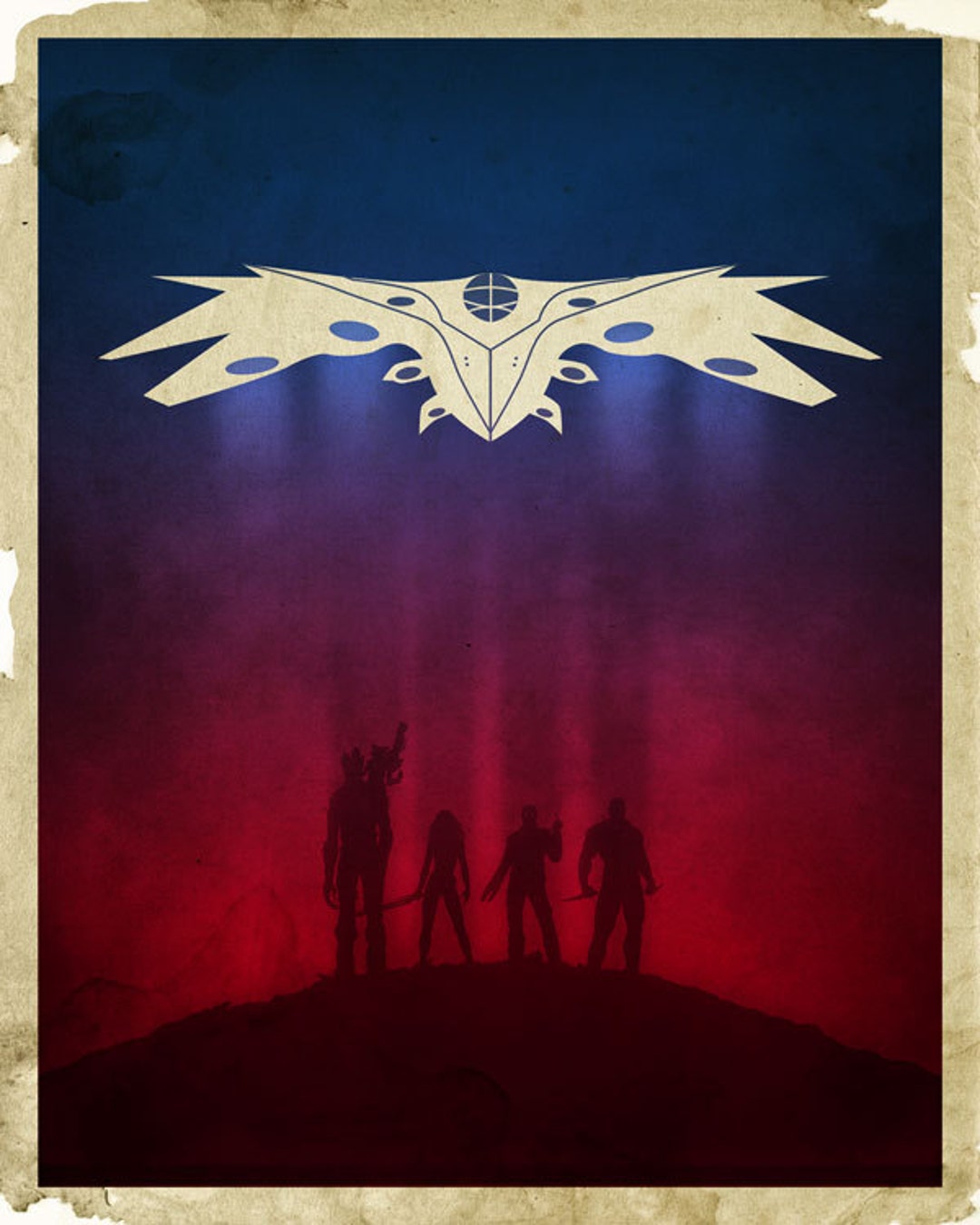06-GOTG Guardians of the Galaxy Milano Ship Minimalist Poster Print - Etsy
