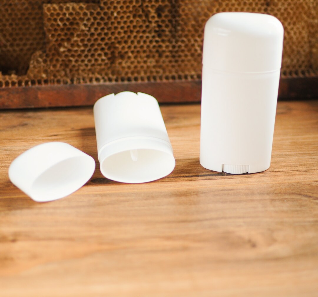 1 (ONE) Single Empty Deodorant Container- Empty White Tube- Deodorant ...