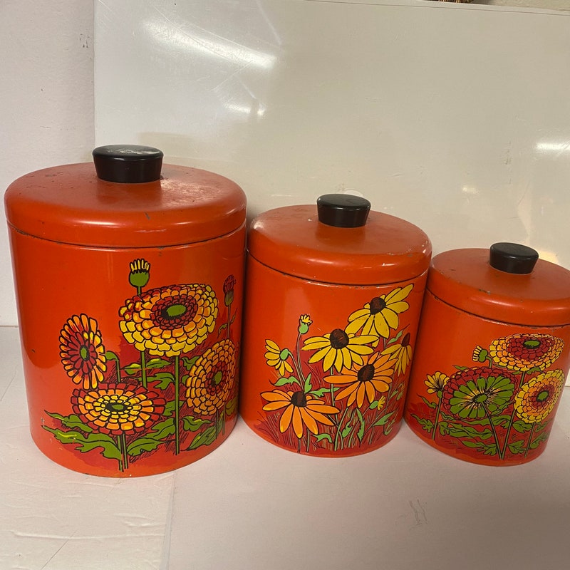 Daisy Canister Set - Etsy