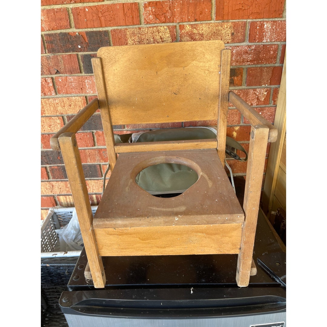 Potty Chair Primitive Cabin Farmhouse Wooden - Etsy