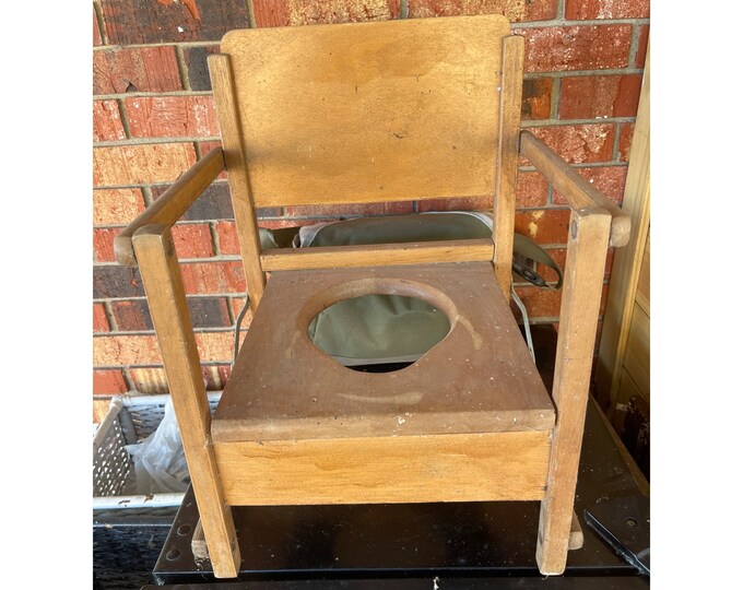 Potty Chair Primitive Cabin Farmhouse Wooden - Etsy
