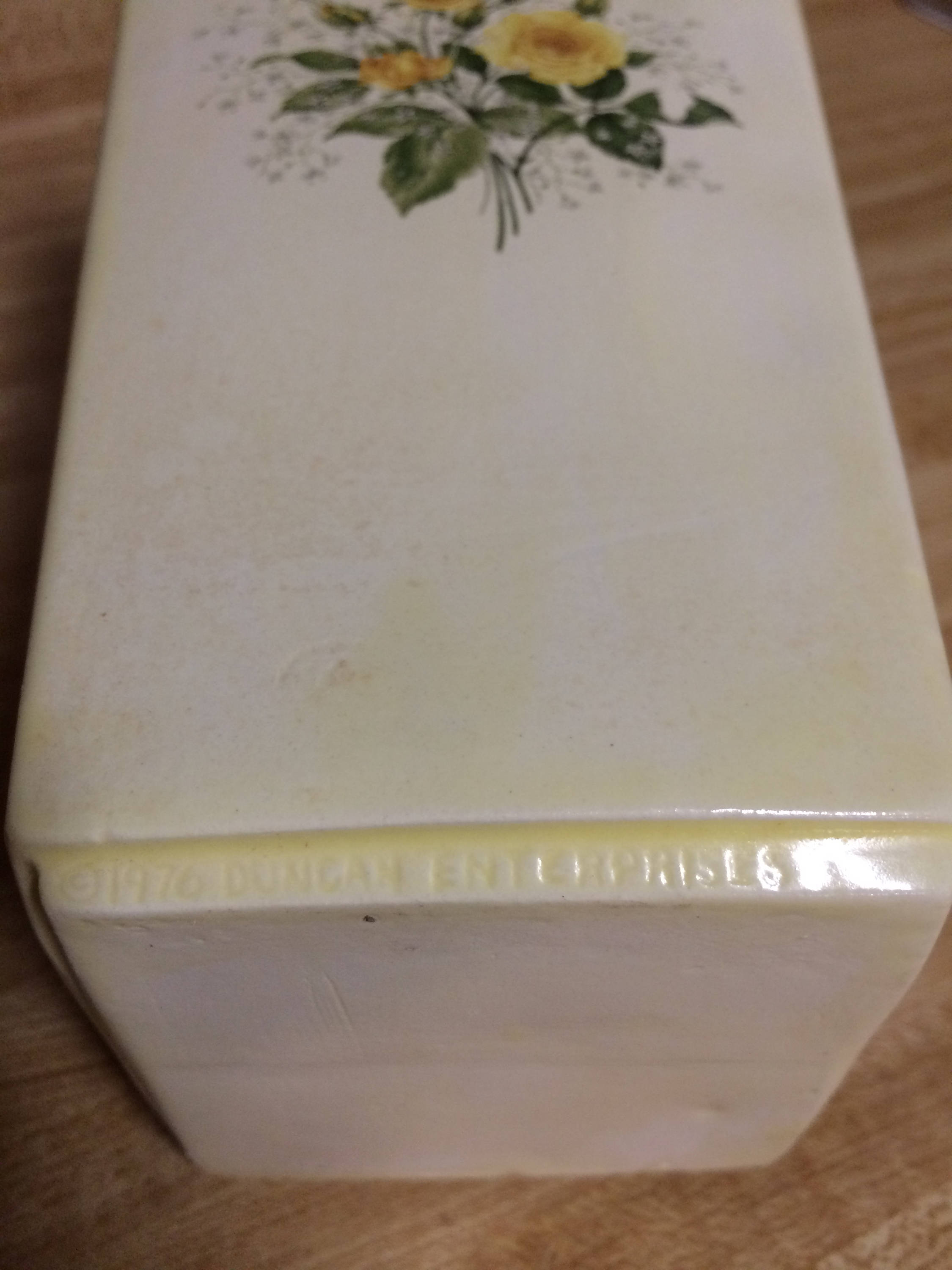 Vintage Yellow Duncan Enterprises Ceramic Square Shoulder | Etsy