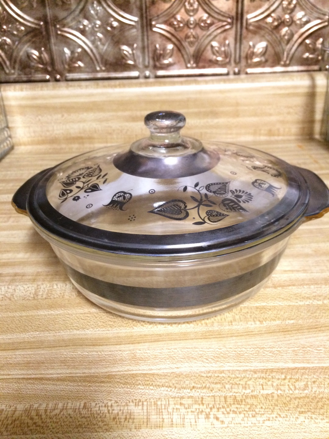 Scandanavian George Briard Casserole Dish Anchor Hocking Pyrex Mid ...
