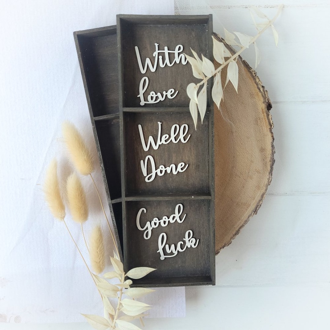 Words Set 039 – Decorative Laser Cut Chipboard - Etsy