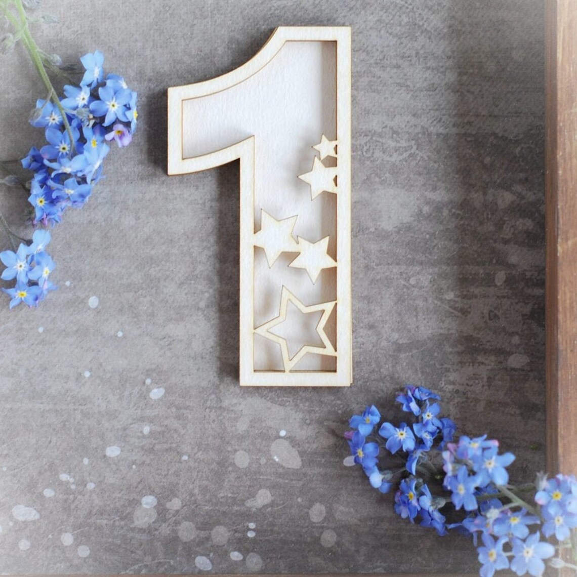 1st Birthday 15 Number One With Stars Shaker Box - Etsy