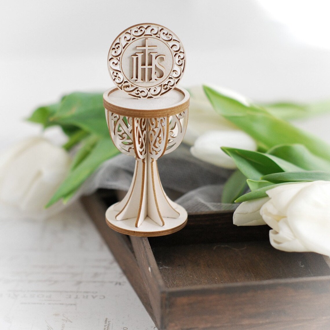 First Holy Communion 3D Chalice 04 – Decorative Laser Cut Chipboard - Etsy