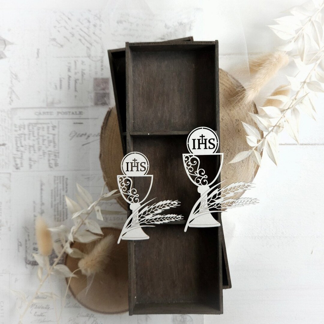 First Holy Communion Words Set 067 – Decorative Laser Cut Chipboard - Etsy