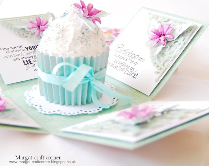 Handmade Birthday Exploding Box Card - Etsy