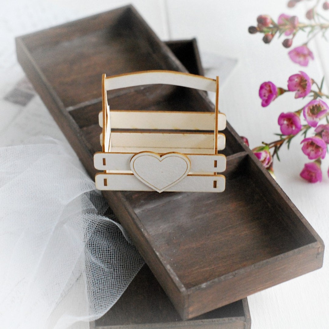 3D Flower Box – Decorative Laser Cut Chipboard - Etsy