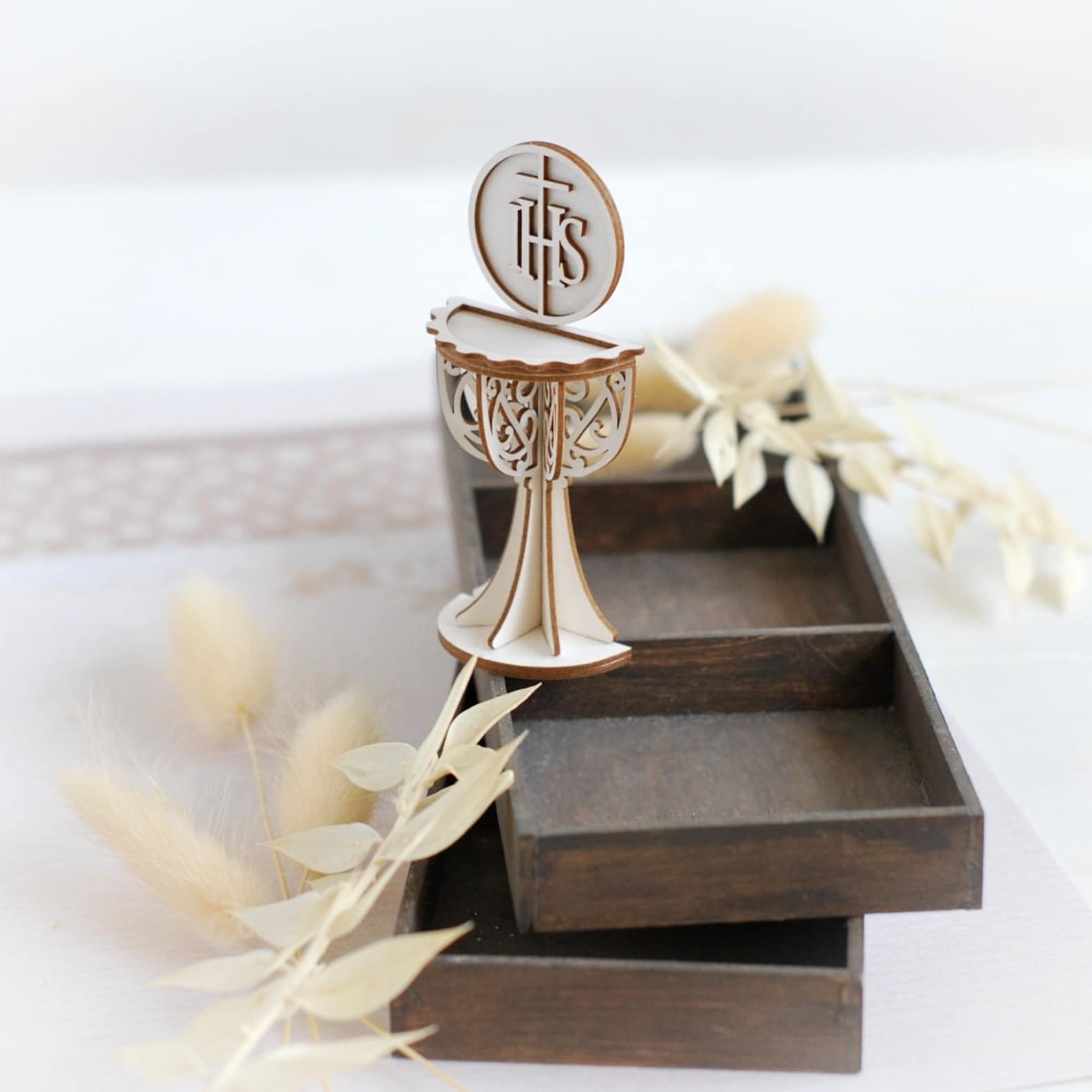 3D First Holy Communion Chalice 02 Decorative Laser Cut - Etsy
