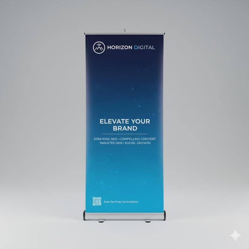 Custom Retractable Banner | Roll up Pop up Banner | Business ...