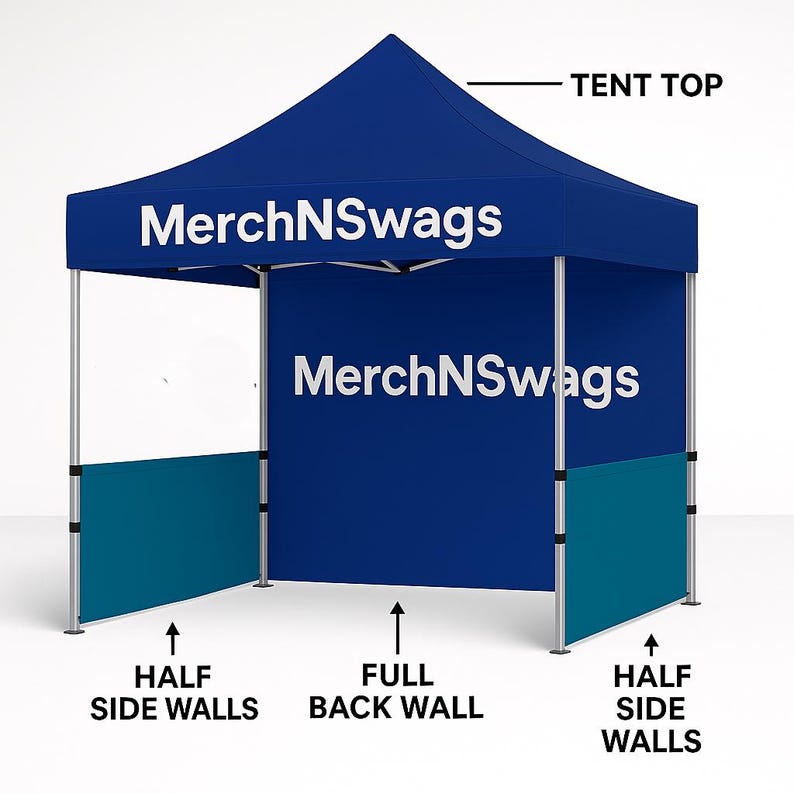 CUSTOM CANOPY 10x10' TENT | Business Advertising Tent | Event Tent ...