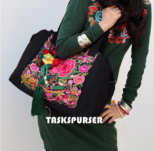 Embroidery Bag/ Handmade Bag/tote Bag /hmong Bag /shoulder - Etsy
