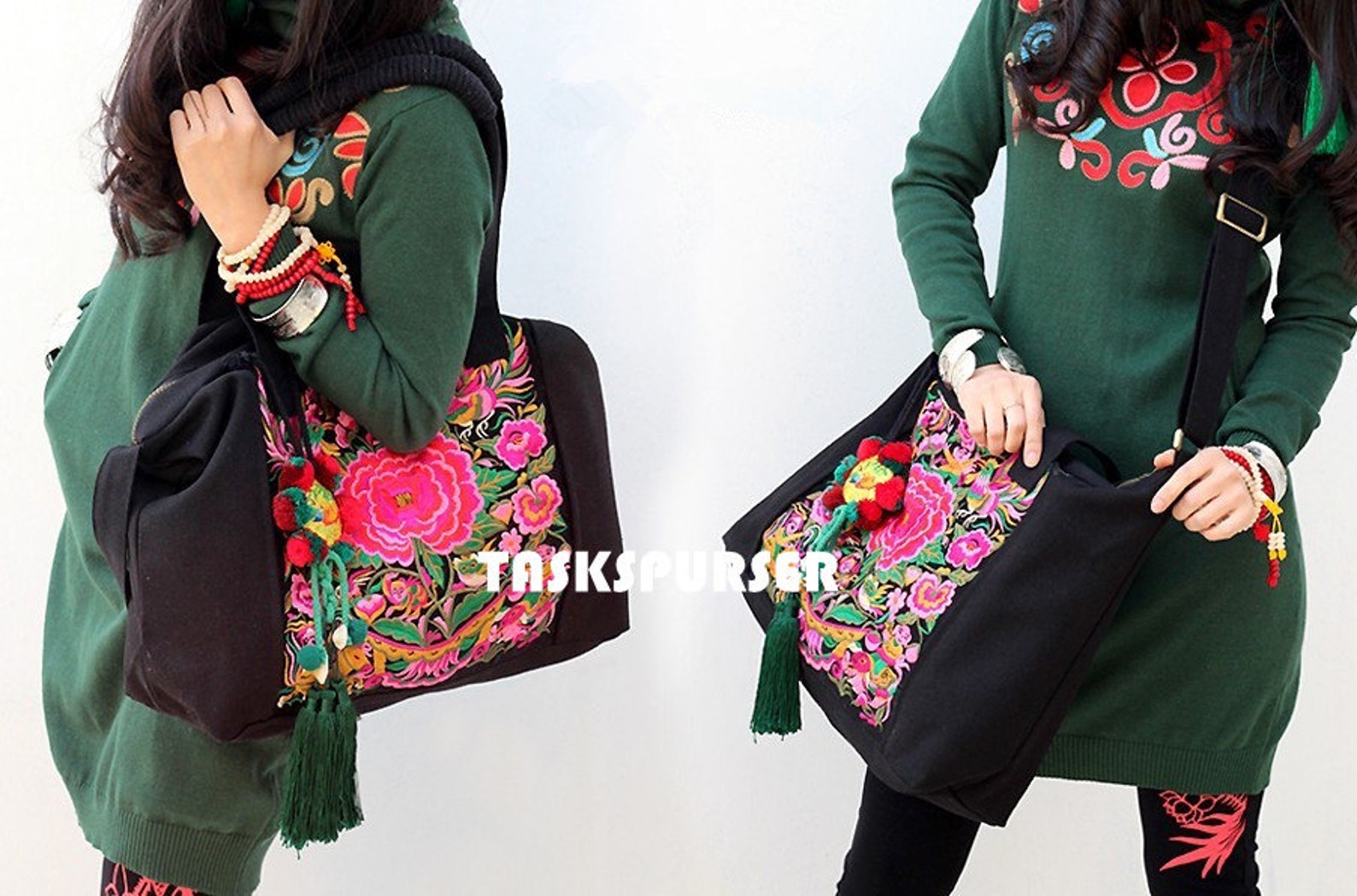 Embroidery Bag/ Handmade Bag/tote Bag /hmong Bag /shoulder - Etsy