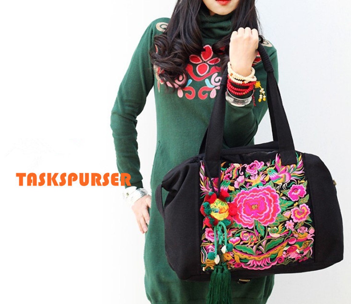 Embroidery Bag/ Handmade Bag/tote Bag /hmong Bag /shoulder - Etsy