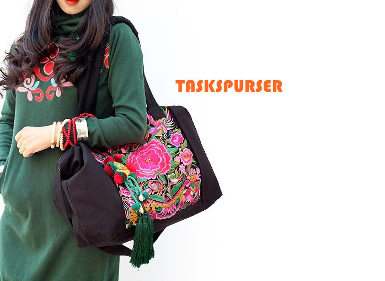 Embroidery Bag/ Handmade Bag/tote Bag /hmong Bag /shoulder - Etsy