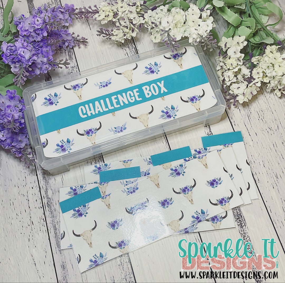 Challenge Storage Box - Cash Stuffing, Budget Planner, Cash Envelopes ...