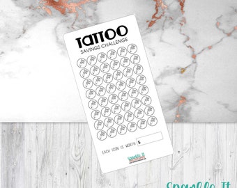 KMART Savings Challenge A6 Printable PDF Downloadable Minimal Design ...