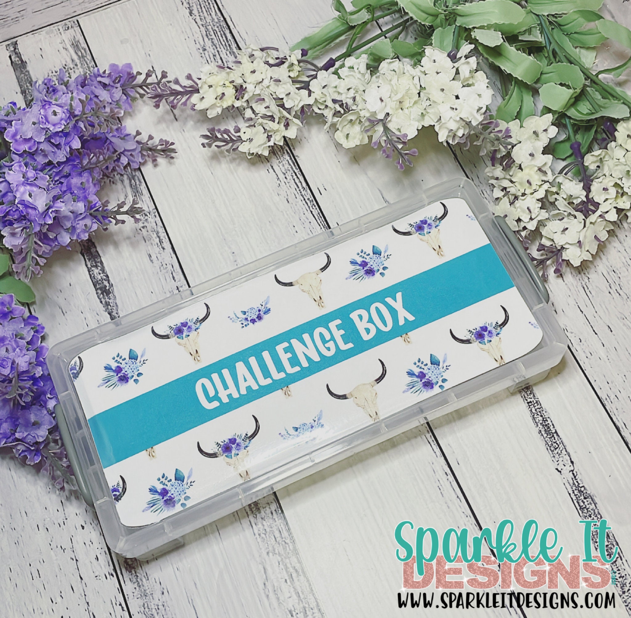 Challenge Storage Box - Cash Stuffing, Budget Planner, Cash Envelopes ...