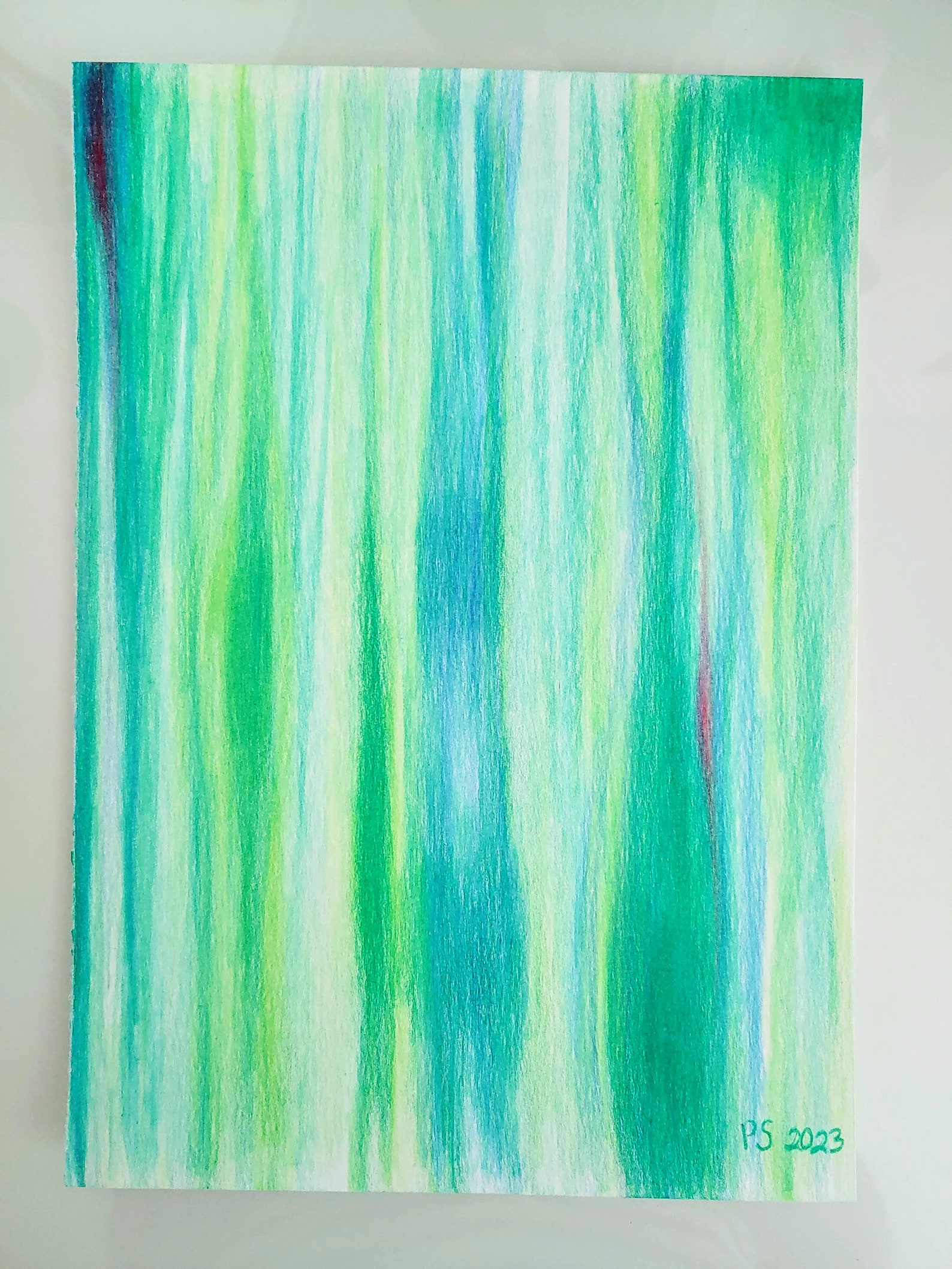 Colored Pencil Drawing: "early Spring" (7x10 In.) Unframed | Small ...