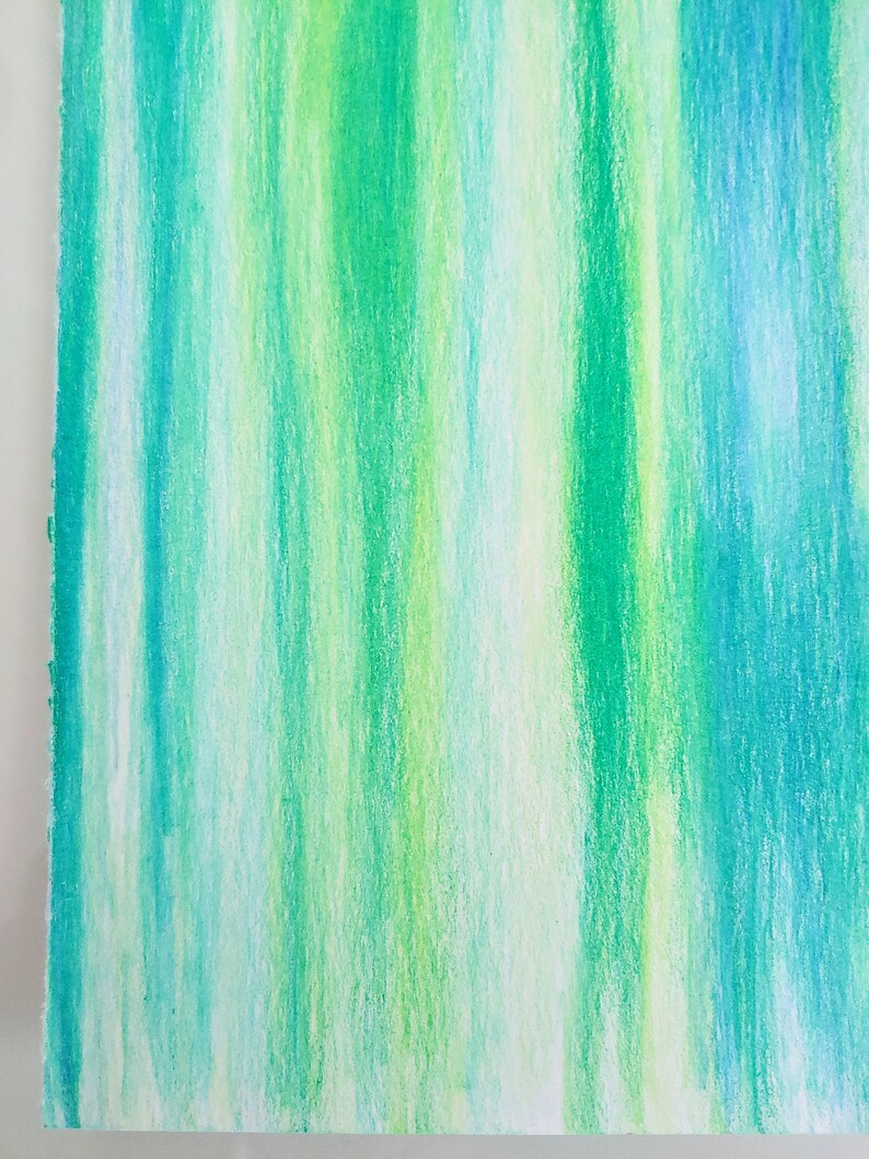 Colored Pencil Drawing: "early Spring" (7x10 In.) Unframed | Small ...