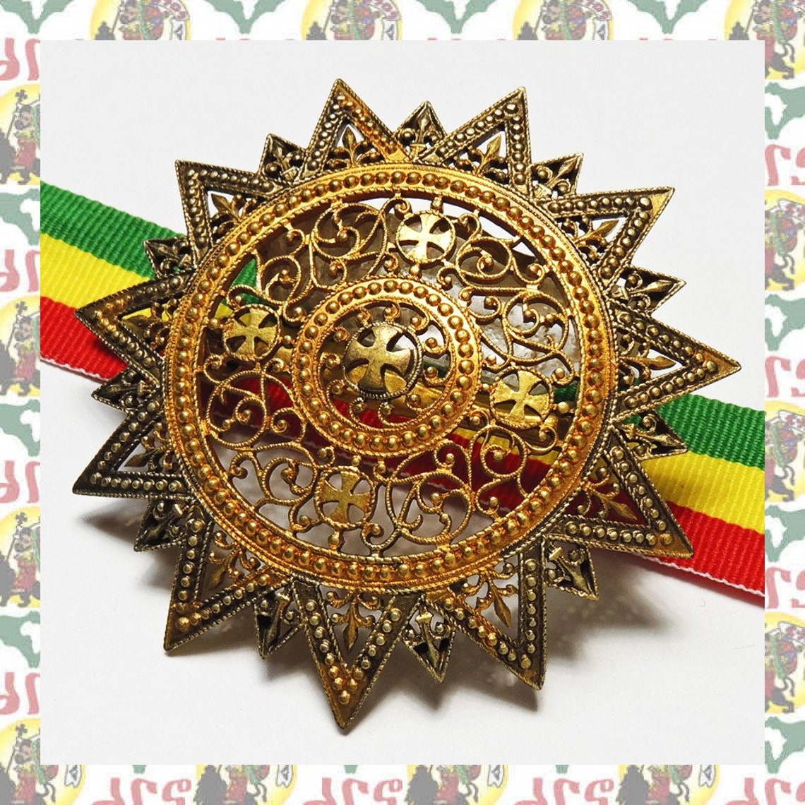 Order of the Star of Ethiopia / Menelik II Africa Vintage | Etsy
