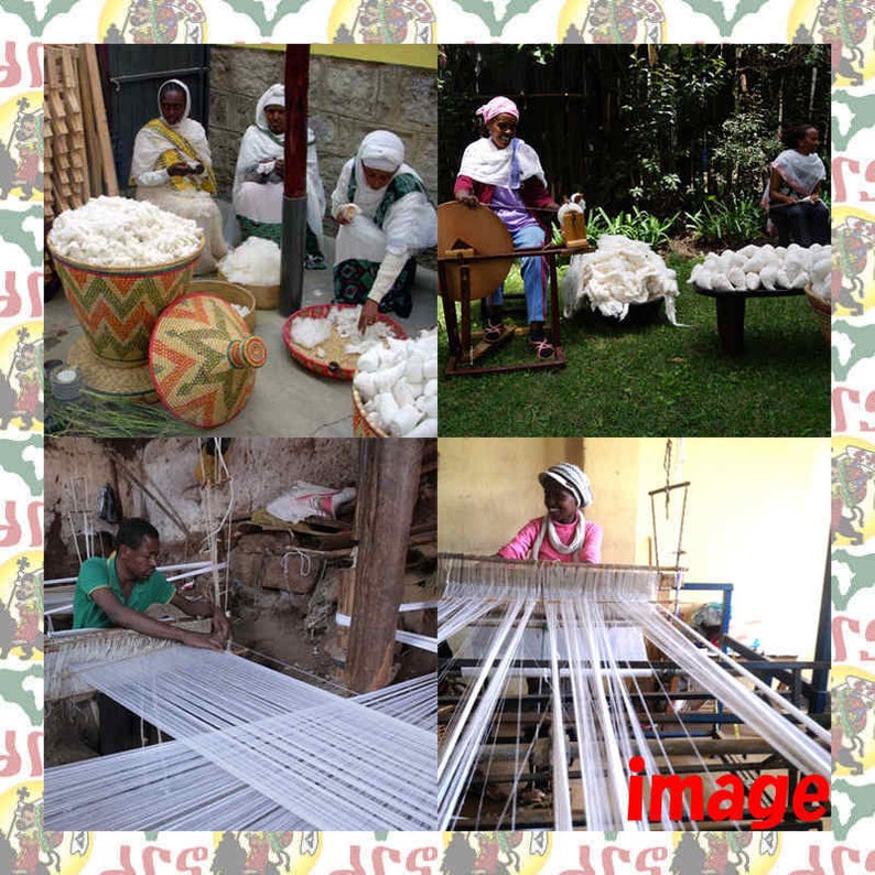 Ethiopian Traditional Woven Ethiopian Cotton Scarf Shawl Head - Etsy