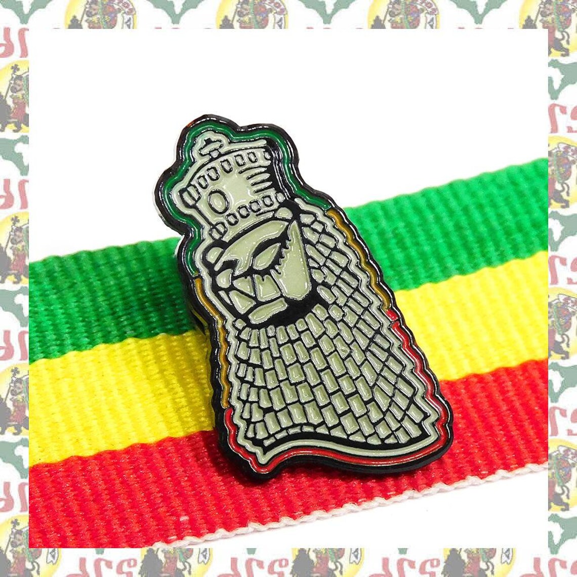 Black Lion drs 2D Pins Badge rasta Reggae Ethiopia Africa - Etsy Singapore