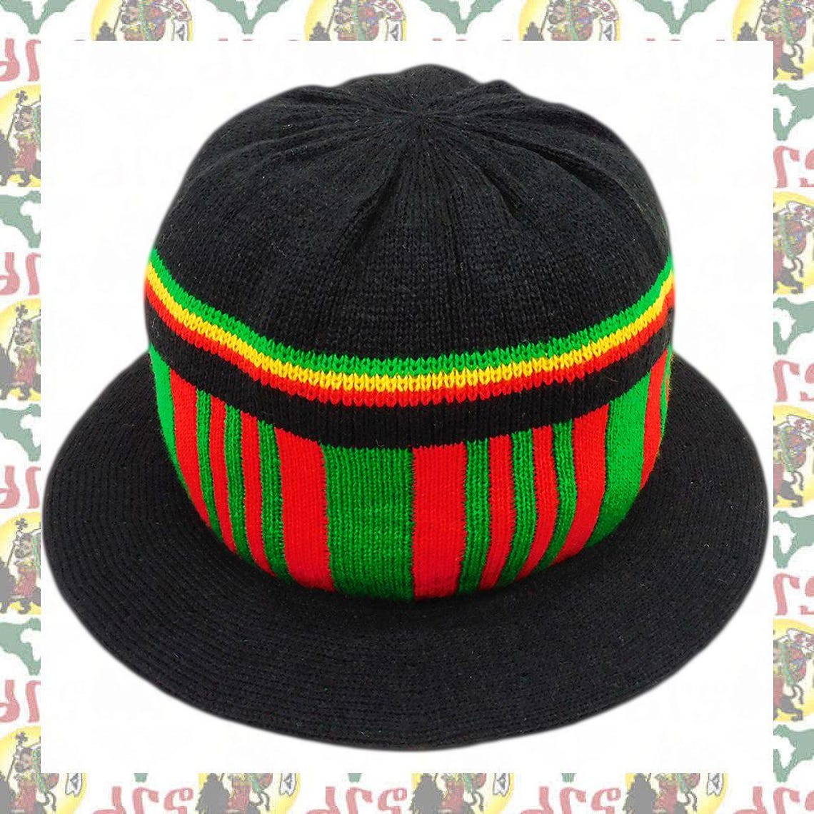 Rasta Style Knit Hat – Reggae Inspired Dreadlock Cap (lion Hoed ...