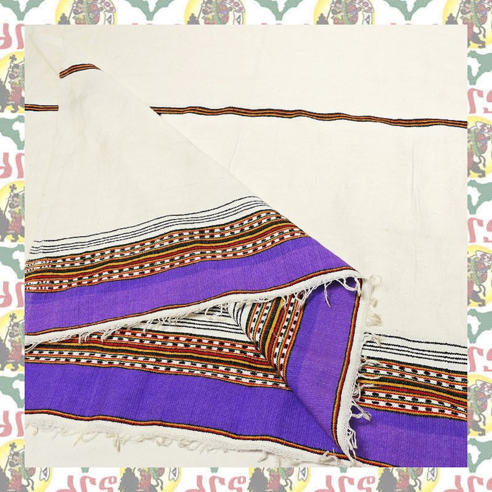 Ethiopian Traditional Woven Ethiopian Cotton Scarf Shawl Head - Etsy