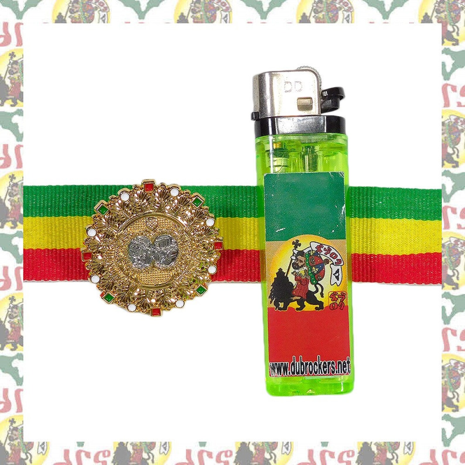 Order of Solomon's [drs] 2D/3D Pins Badge (roots Reggae, Rastafari ...